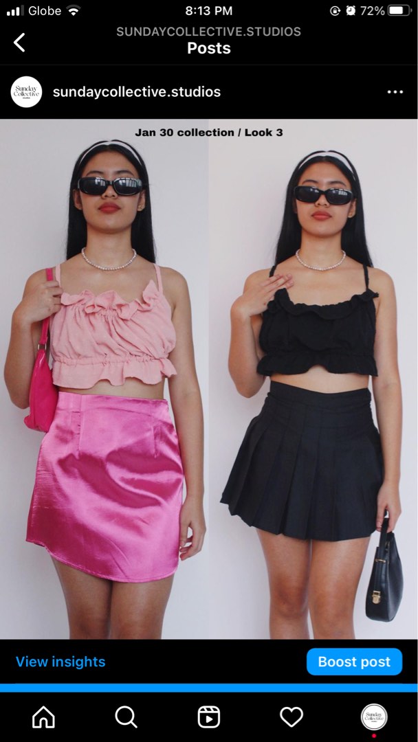 crop top / string top / open back, Women's Fashion, Tops, Others Tops ...