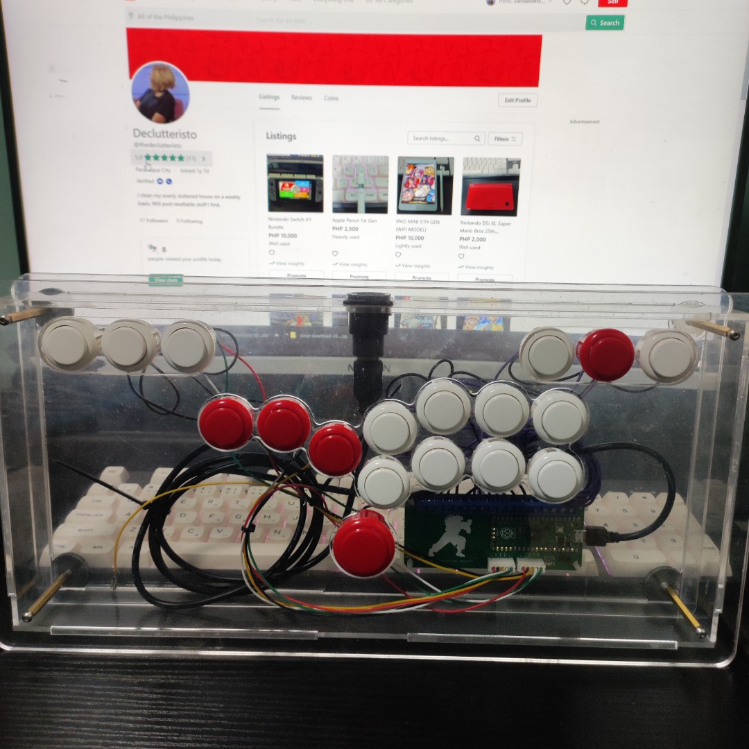 Custom Arcade Stick (HitBox Style), Video Gaming, Gaming Accessories ...