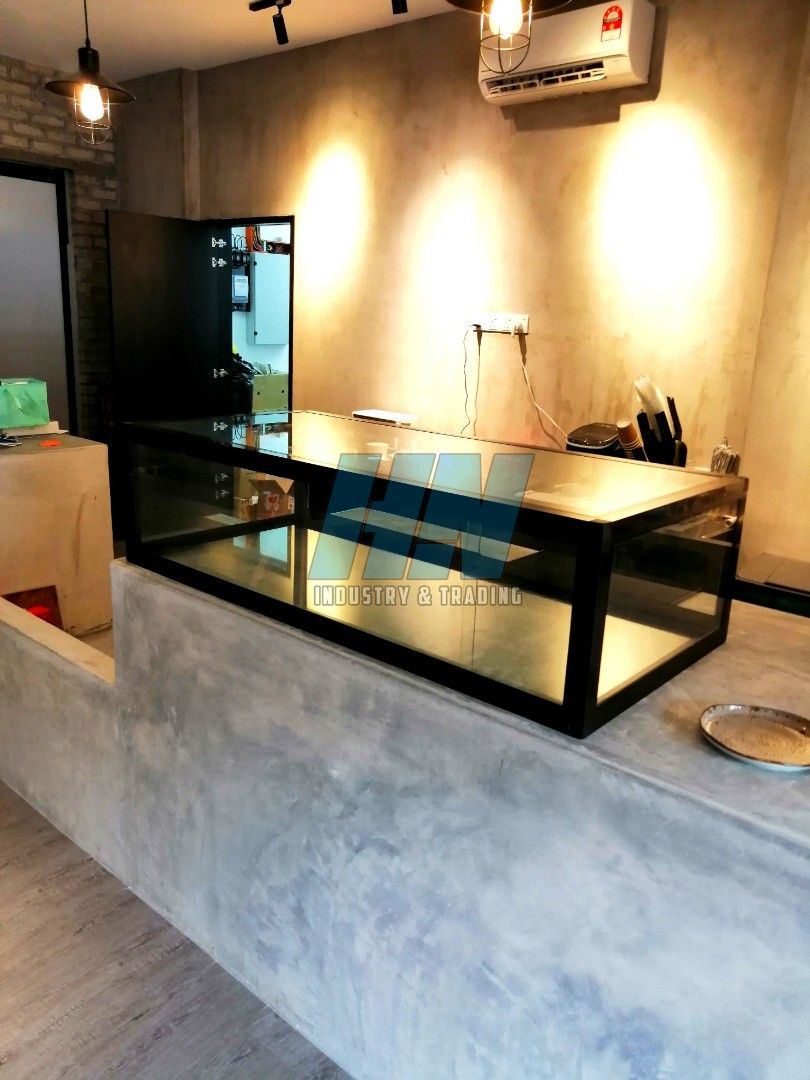 Custom Made Glass Showcase Any Size, Furniture & Home Living, Furniture ...