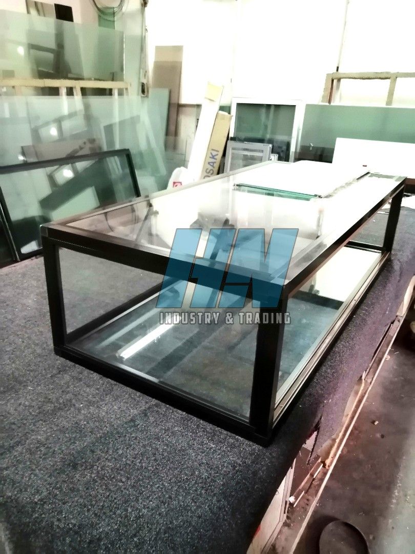 Custom Made Glass Showcase Any Size, Furniture & Home Living, Furniture ...
