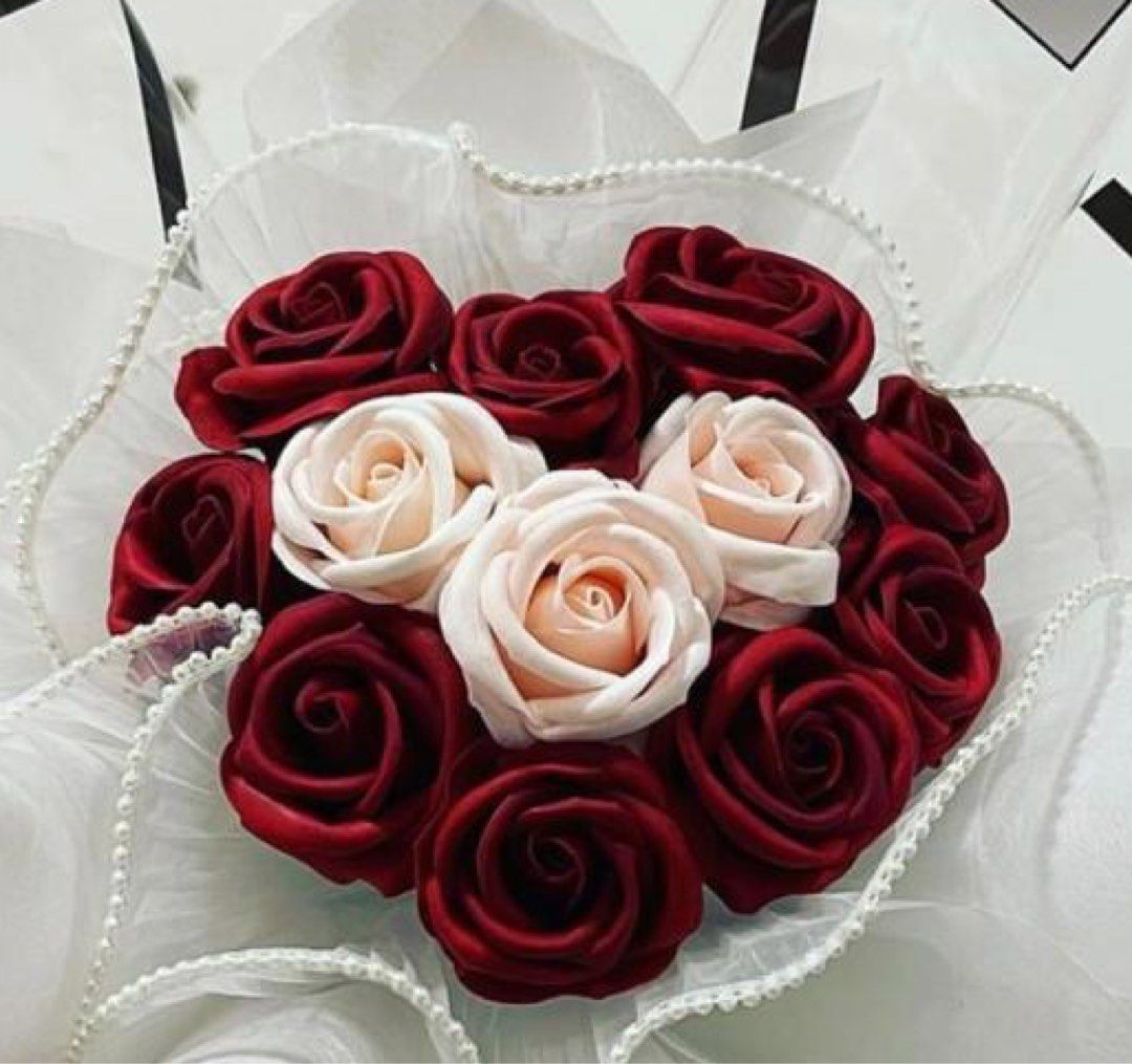 CUSTOMIZED FLOWER BOUQUET, Hobbies & Toys, Stationery & Craft, Flowers ...