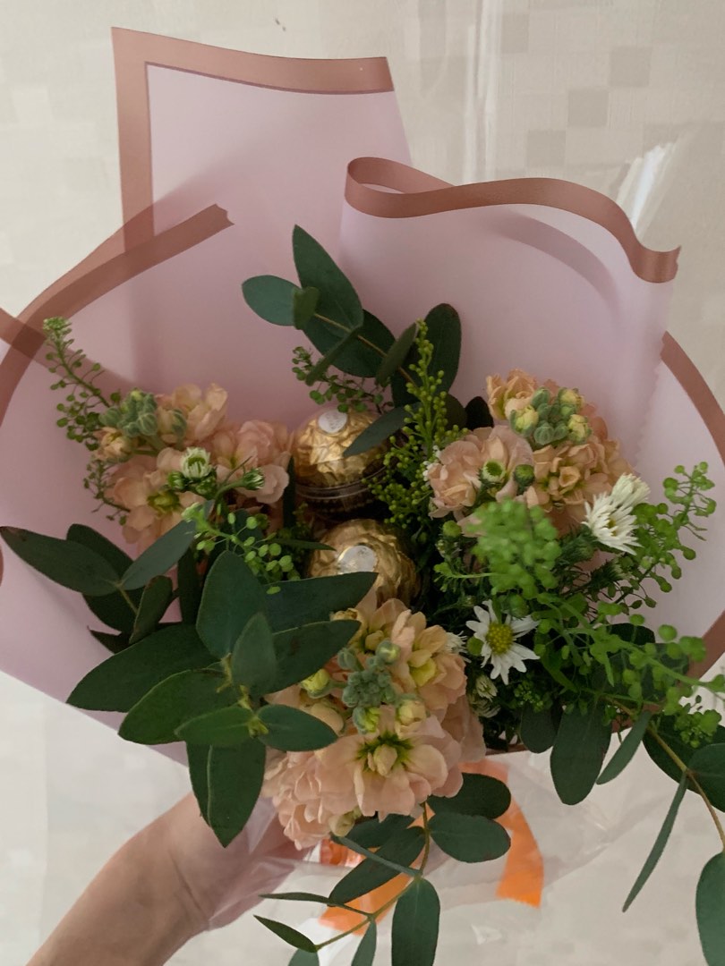 CUSTOMIZED FLOWER BOUQUET, Hobbies & Toys, Stationery & Craft, Flowers ...