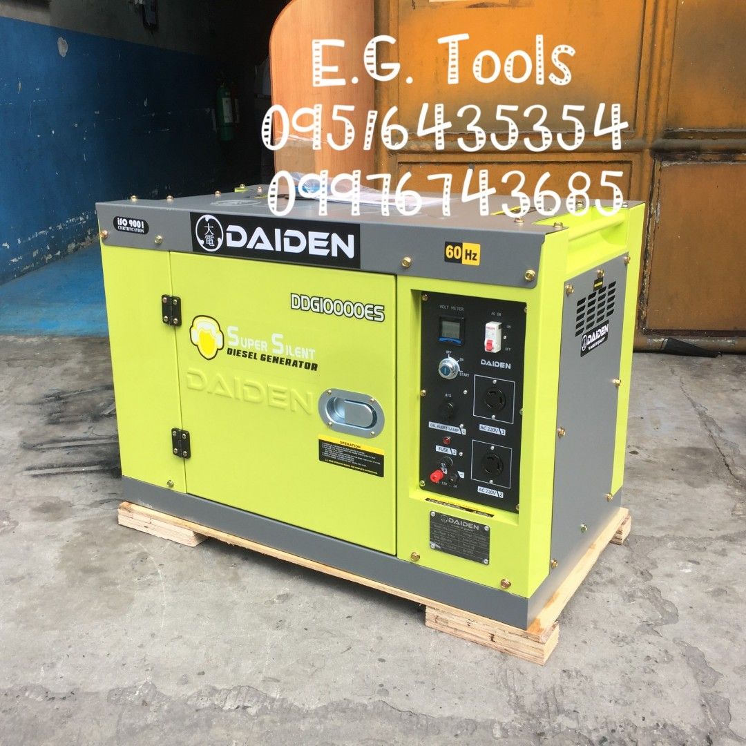 DAIDEN Japan 10kva Air-cooled Silent Type Diesel Generator Set, Key ...