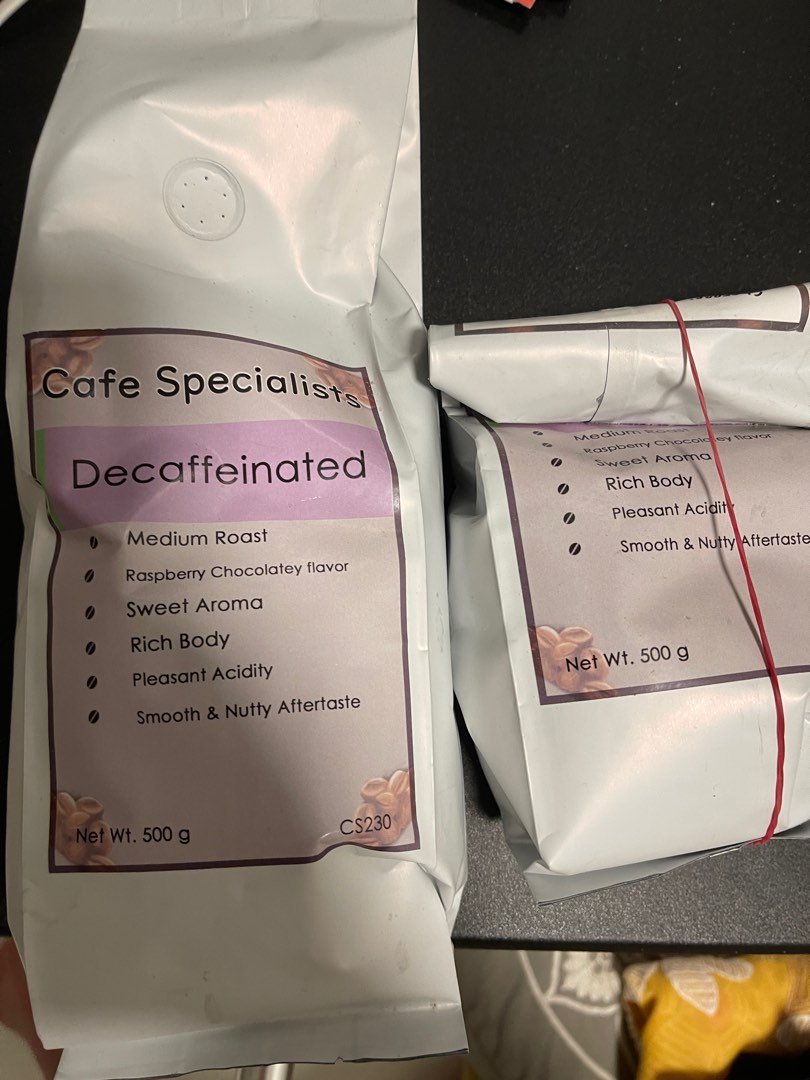 Decaffeinated coffee beans, Food & Drinks, Packaged & Instant Food on ...