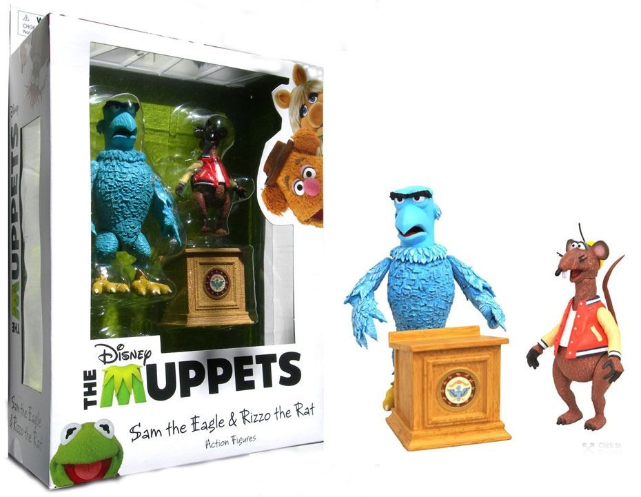 Diamond Select The Muppets Best of Series SAM THE EAGLE & RIZZO THE RAT ...