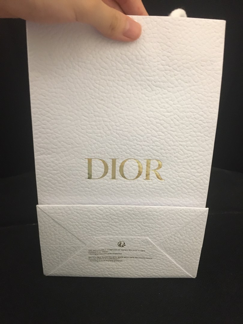 Dior paper bag, Luxury, Accessories on Carousell
