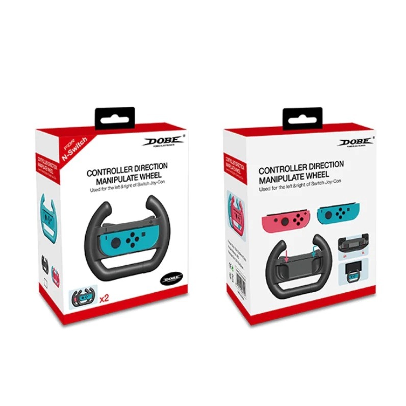 Dobe Nintendo Switch Joy-con Controller Racing Wheel TNS-852B, Video ...