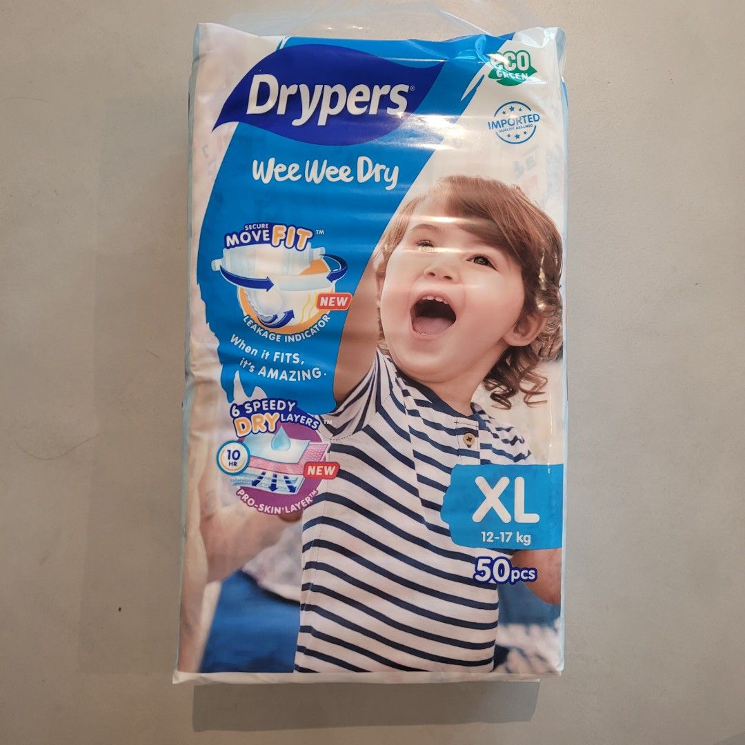 Drypers Wee Wee Dry, Babies & Kids, Bathing & Changing, Diapers & Baby ...