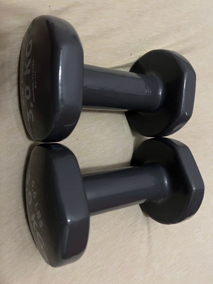 Dumbbell 3 kg set, Sports Equipment, Exercise & Fitness, Weights & Dumbbells on Carousell