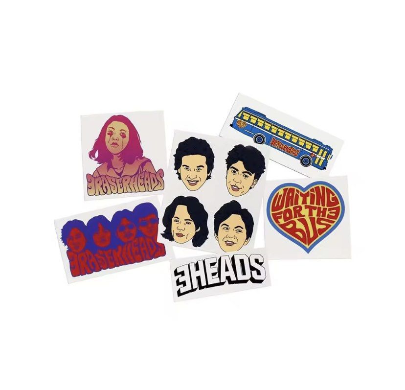 EHEADS X TeamManila Sticker Happy (ERASERHEADS), Car Parts ...