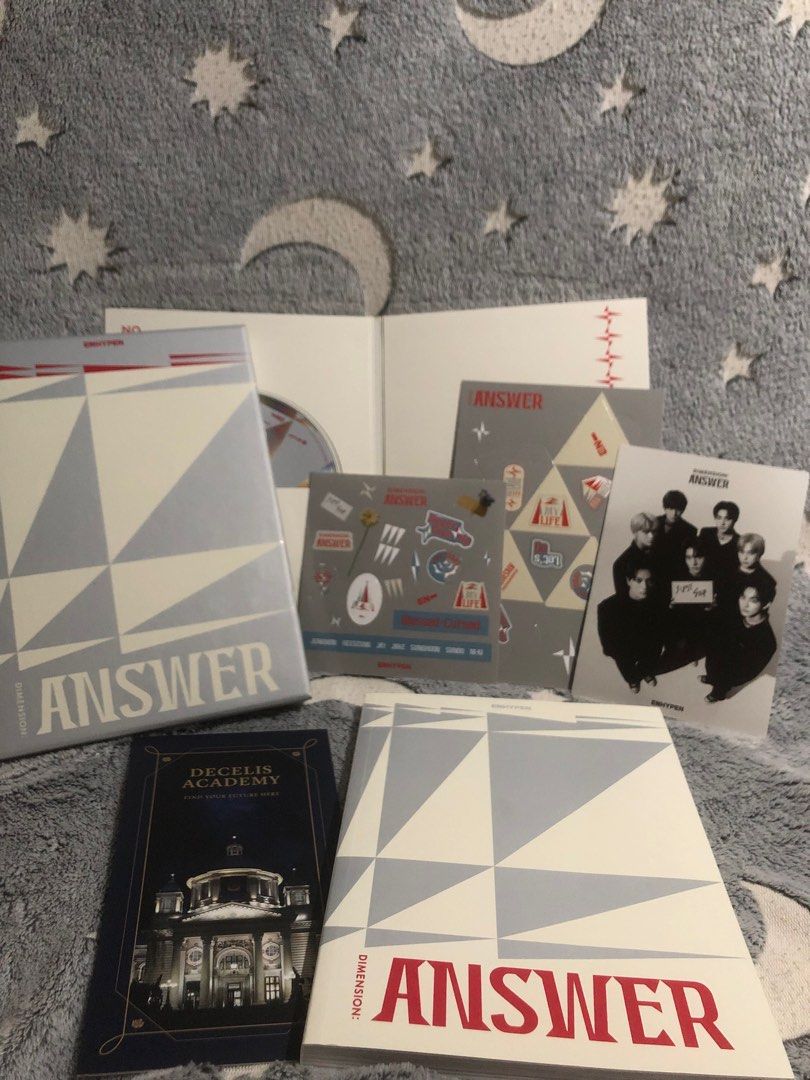 Enhypen Dimension: Answer No Version Unsealed Album, Hobbies & Toys ...