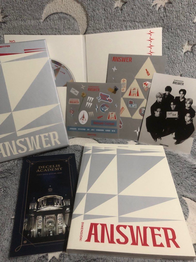 Enhypen Dimension: Answer No Version Unsealed Album, Hobbies & Toys ...
