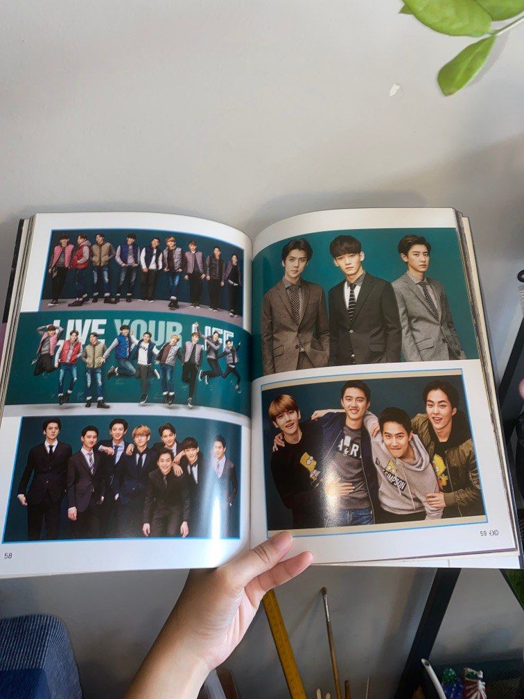 EXO BOOK with postcards and pictures, Hobbies & Toys, Memorabilia ...