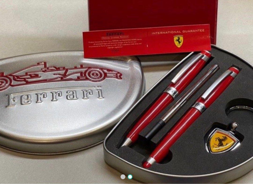 Ferrari Pen in set of 2 with box, Hobbies & Toys, Memorabilia ...