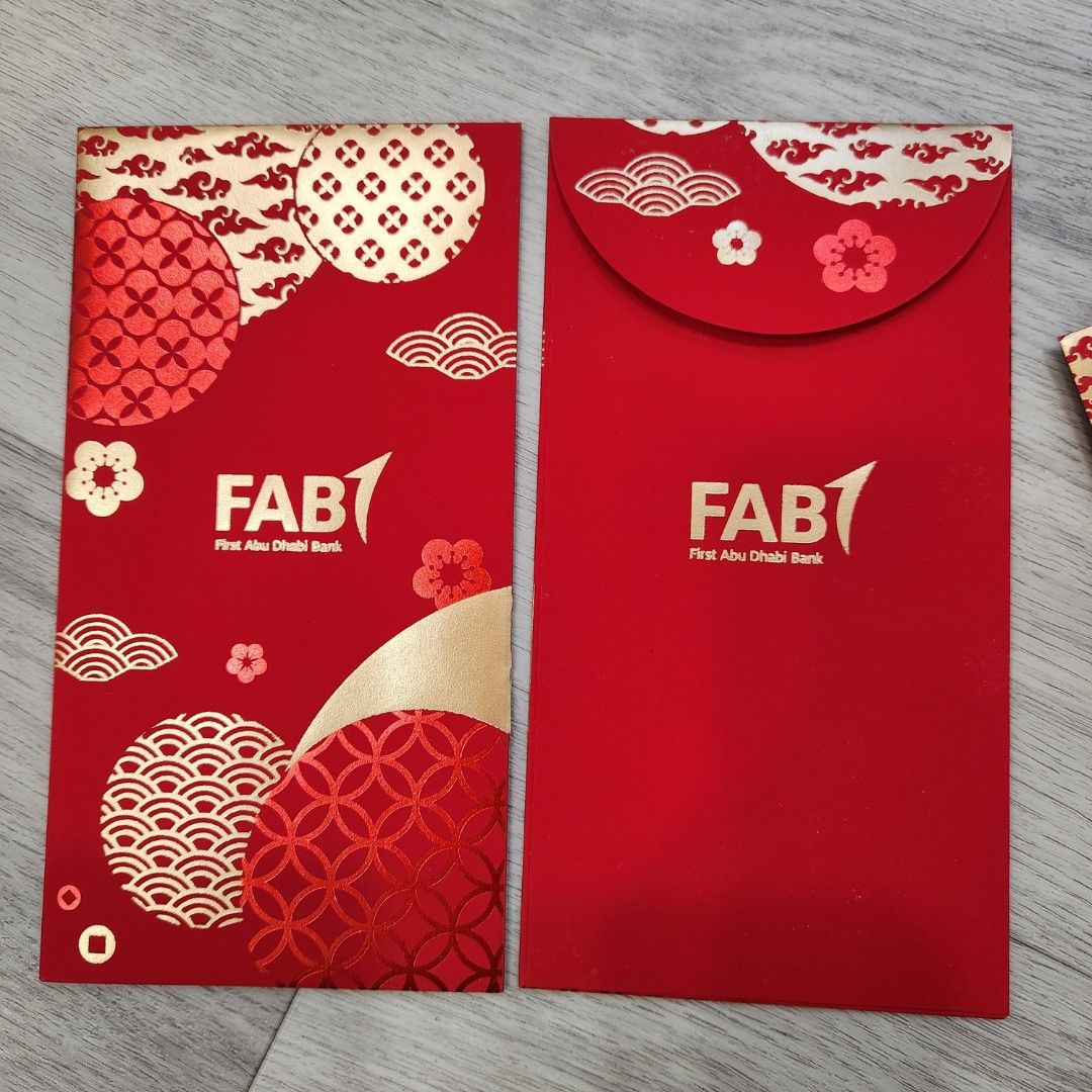 First Abu Dhabi Bank Red Packet 2022, Hobbies & Toys, Stationery ...