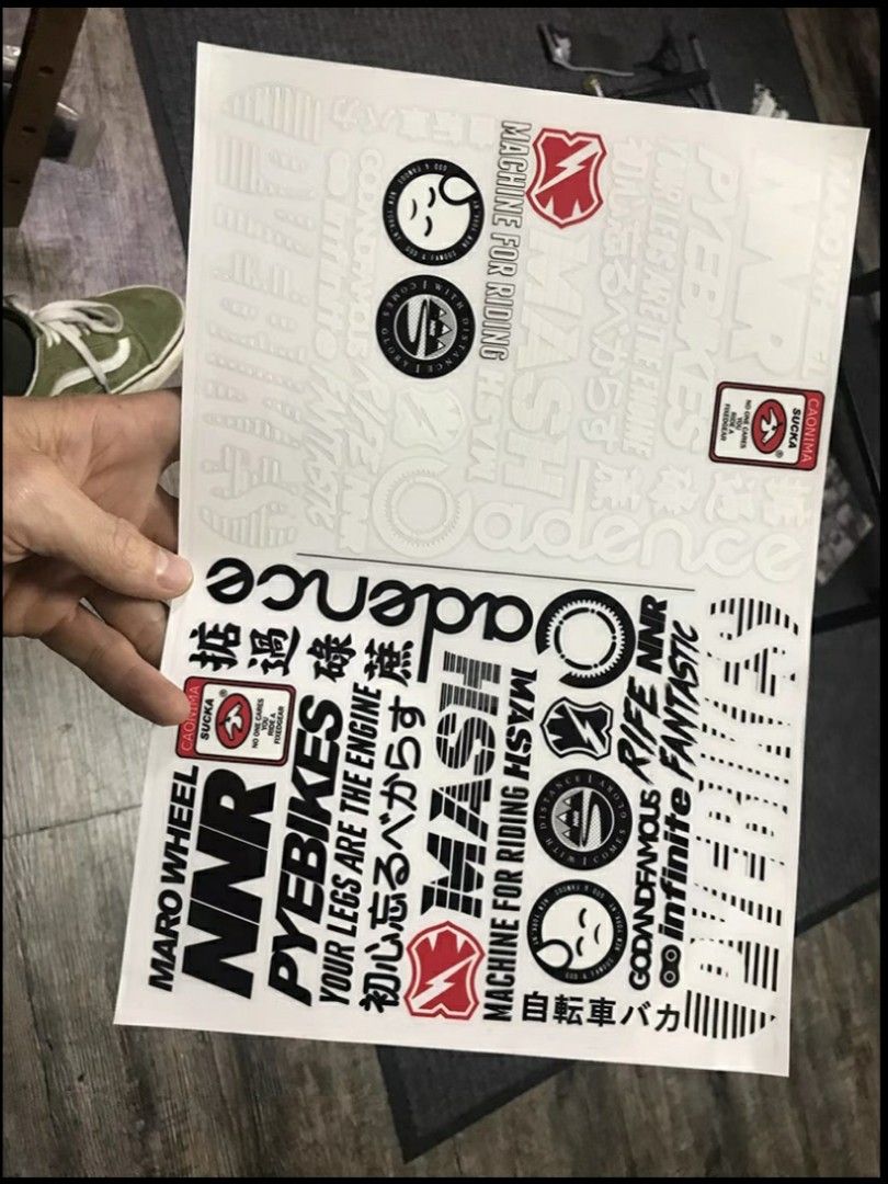 Fixie sticker, Sports Equipment, Bicycles & Parts, Bicycles on Carousell