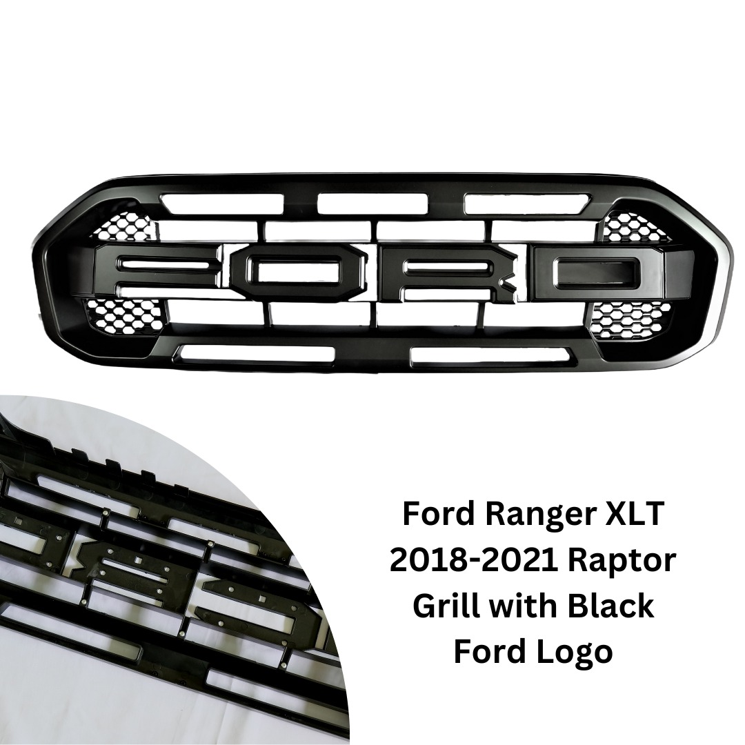 Ford Ranger XLT 2018 to 2021 Raptor Look Grill, Car Parts & Accessories ...