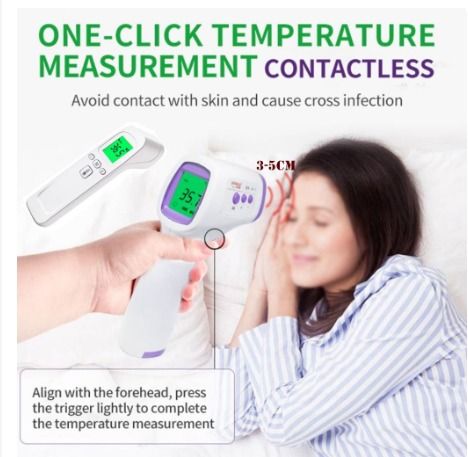 Free Battery Non-contact Medical Thermometer Hospital Grade Digital ...