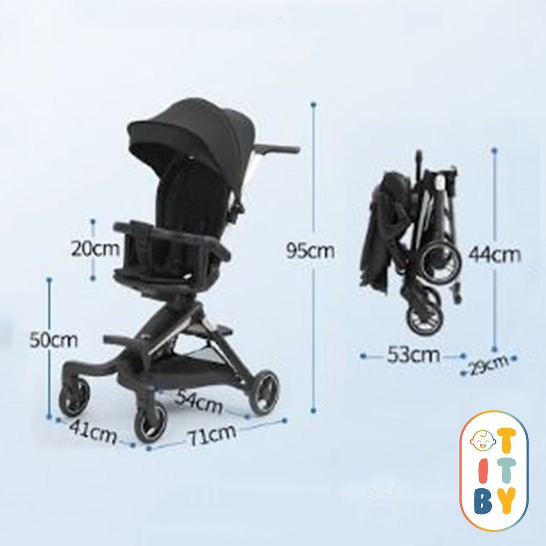 (FREE DELIVERY) (READY STOCKS) Lightweight Stroller/Compact One-Hand ...