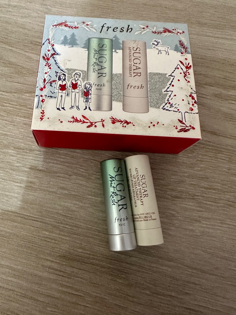 Fresh lip sugar advanced lip therapy and sugar mint rush set, Beauty ...