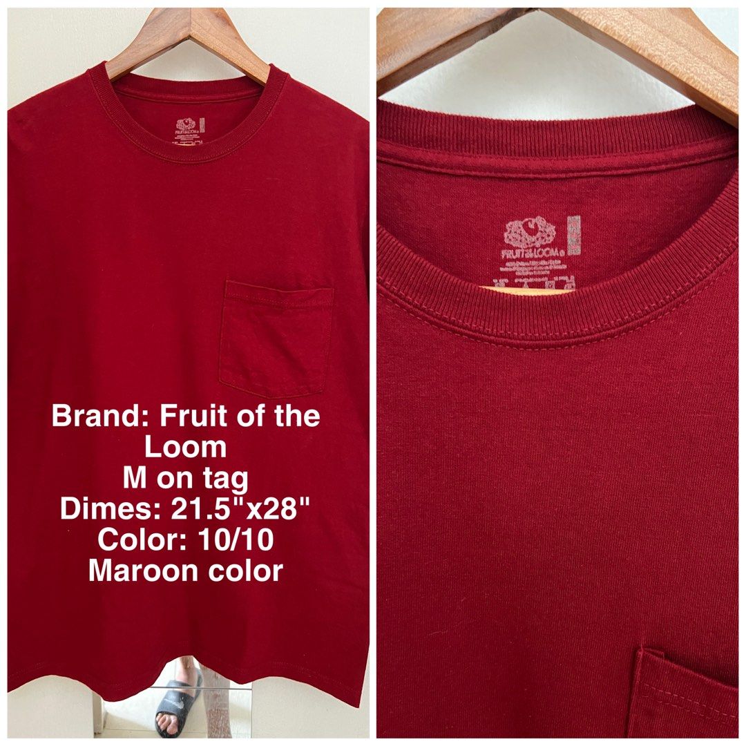 Fruit of the loom Plain T Shirts, Men's Fashion, Tops & Sets, Tshirts ...