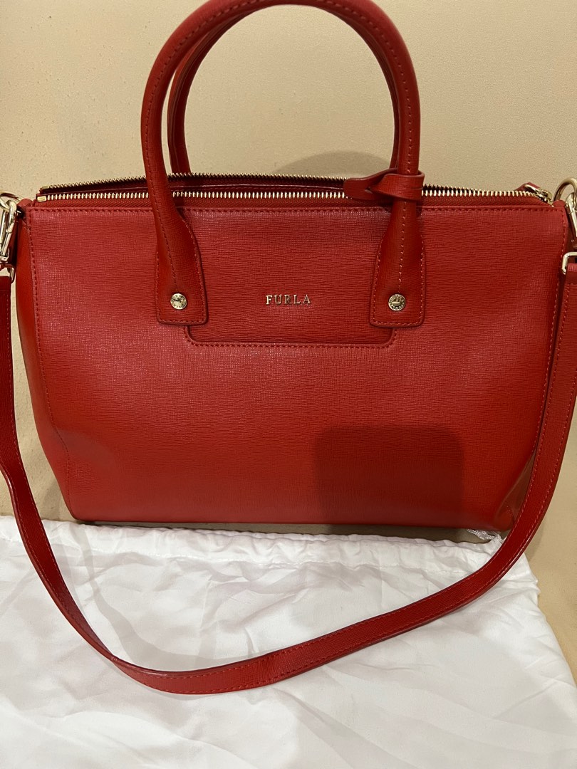 Furla 2 way bag, Luxury, Bags & Wallets on Carousell
