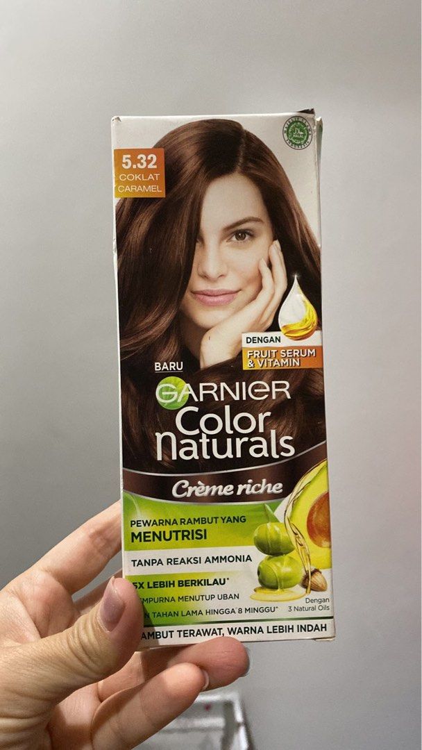 Garnier color naturals hair color colour pewarna rambut sachet dan full ...