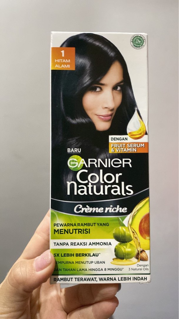 Garnier color naturals hair color colour pewarna rambut sachet dan full ...
