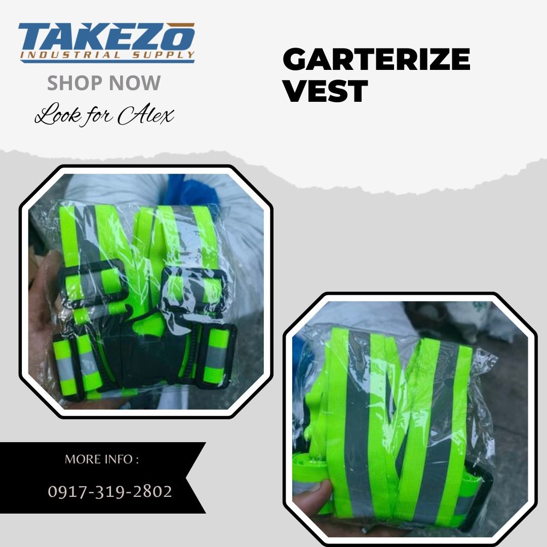 Garterize Vest (Specs: Green), Commercial & Industrial, Construction ...