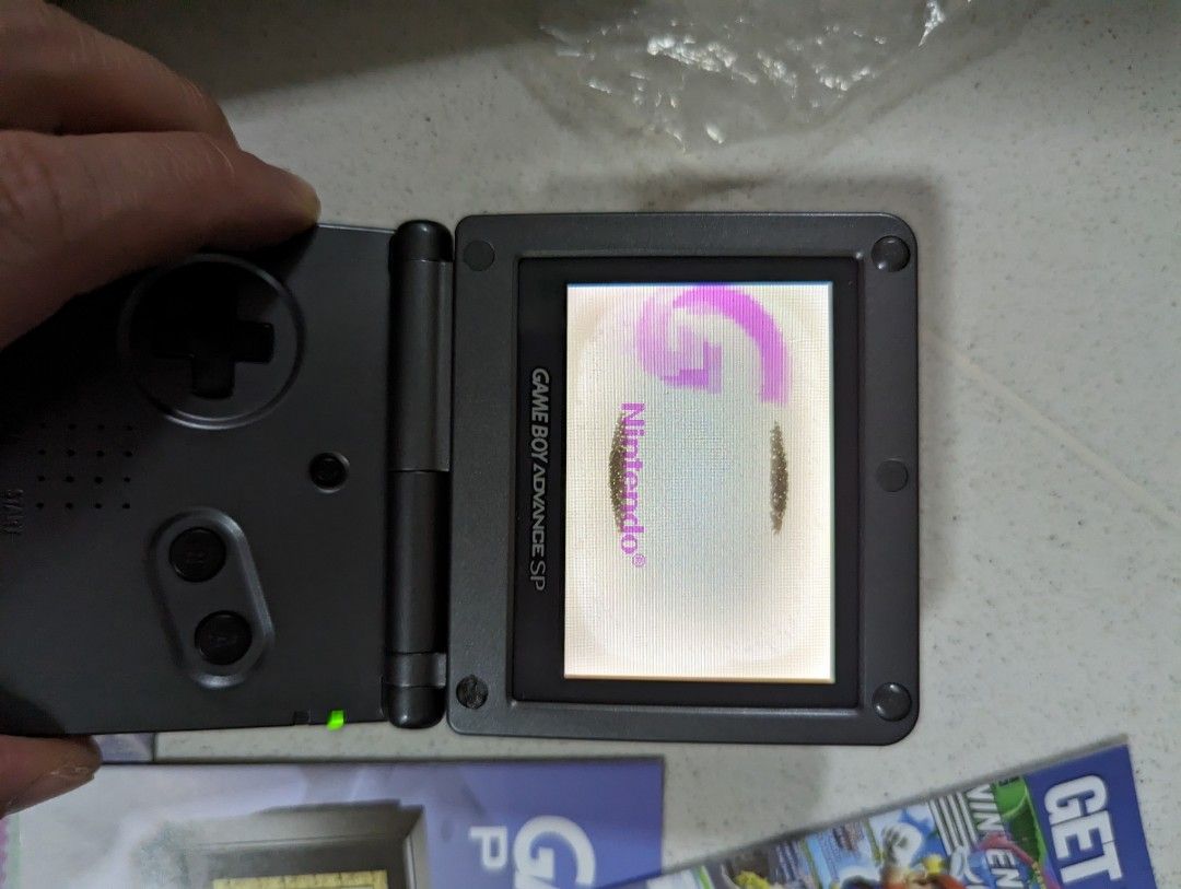 GBA SP boxed graphite complete working but some faults, Video Gaming ...