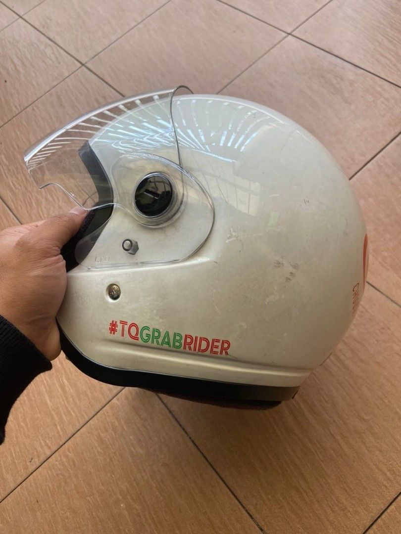 Grab Food Helmet, Motorbikes on Carousell