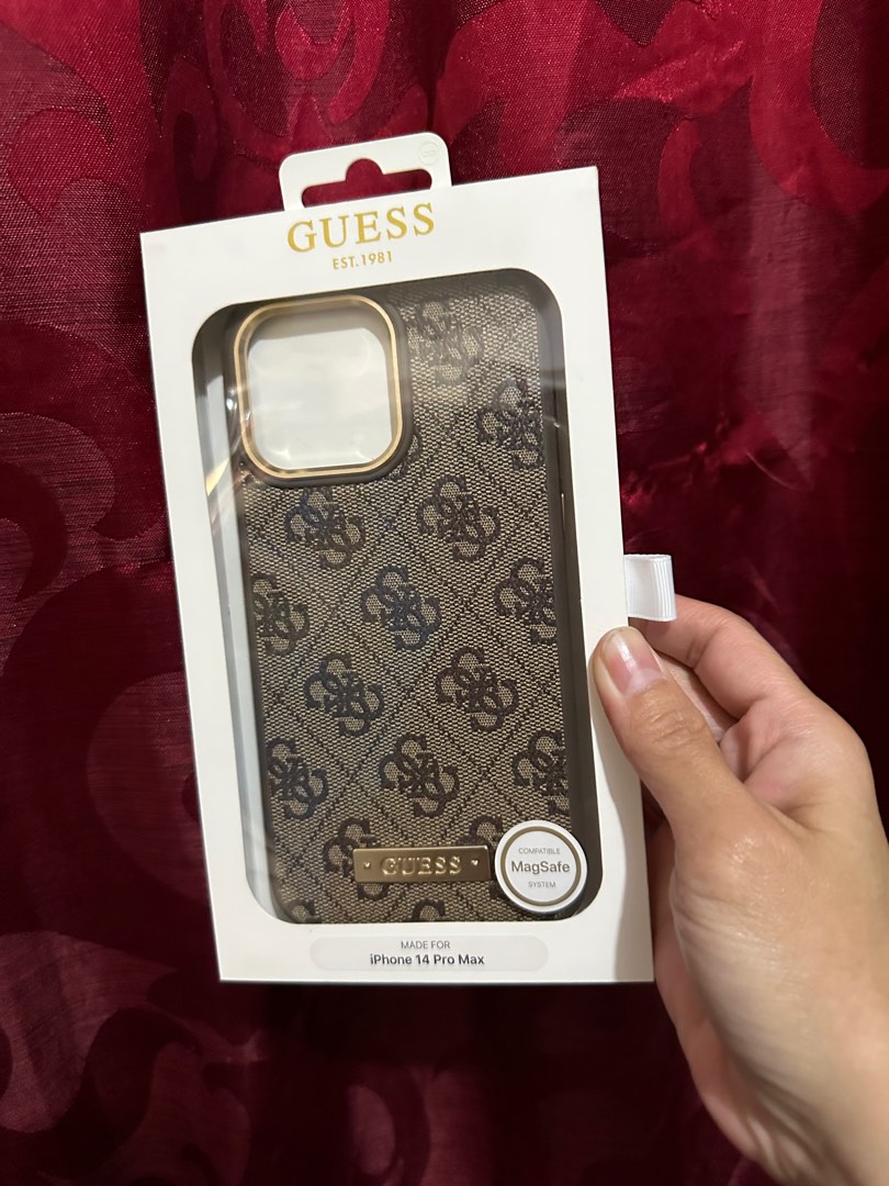 Guess case with magsafe for 14 pro max, Mobile Phones & Gadgets, Mobile ...