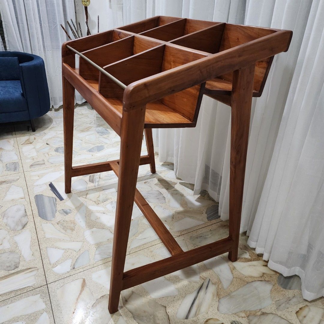 Hardwood Mahogany Custom Turntable Vinyl Record Flip Storage Shelf ...