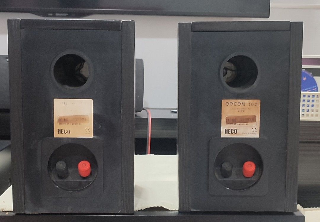 heco bookshelf, Audio, Soundbars, Speakers & Amplifiers on Carousell