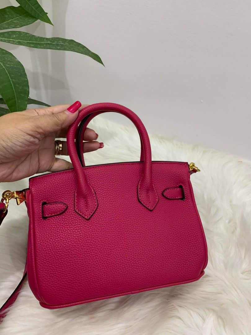 HERMES birkin magenta color, Luxury, Bags & Wallets on Carousell