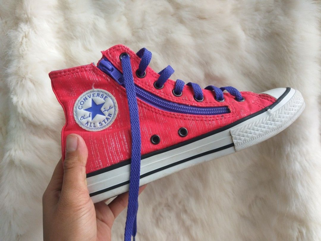 High cut converse, Women's Fashion, Footwear, Sneakers on Carousell