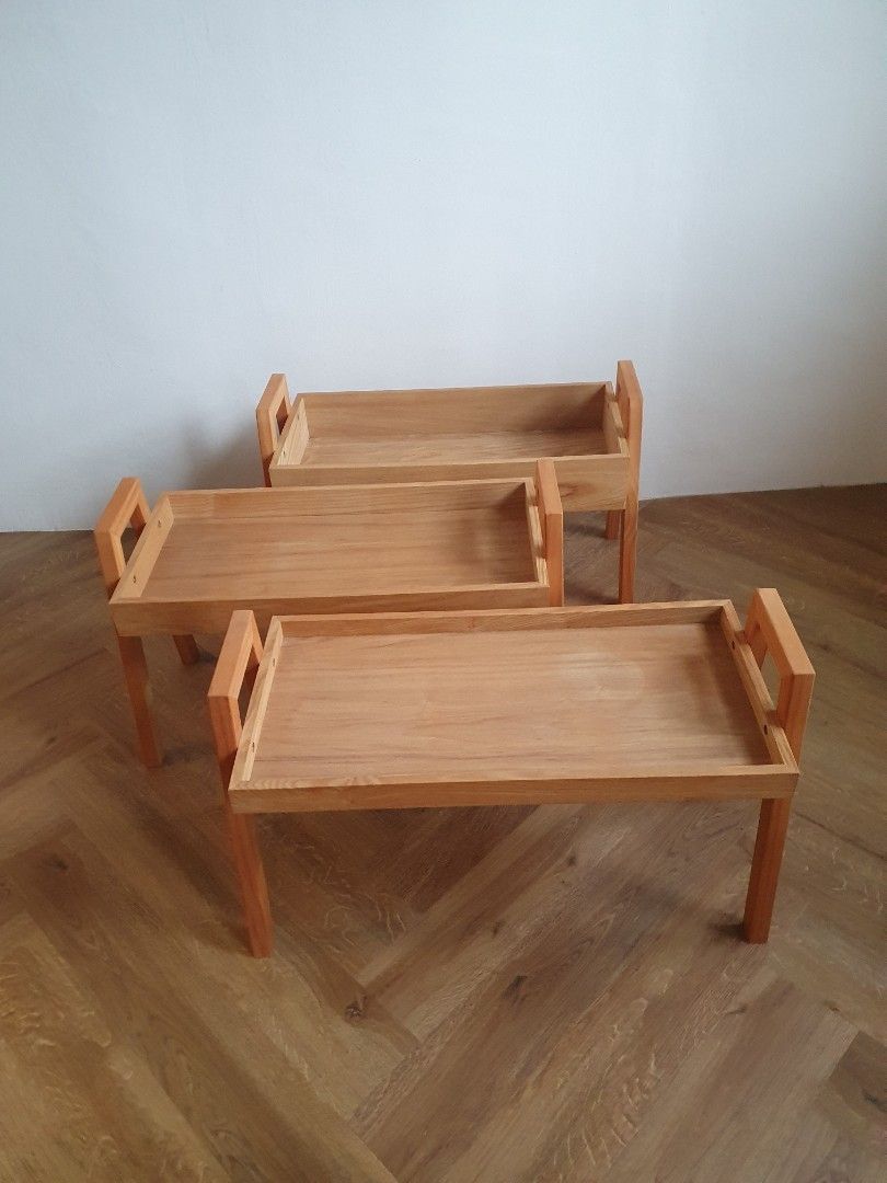 Hipvan 3-tier stackable wooden shelves, Furniture & Home Living ...