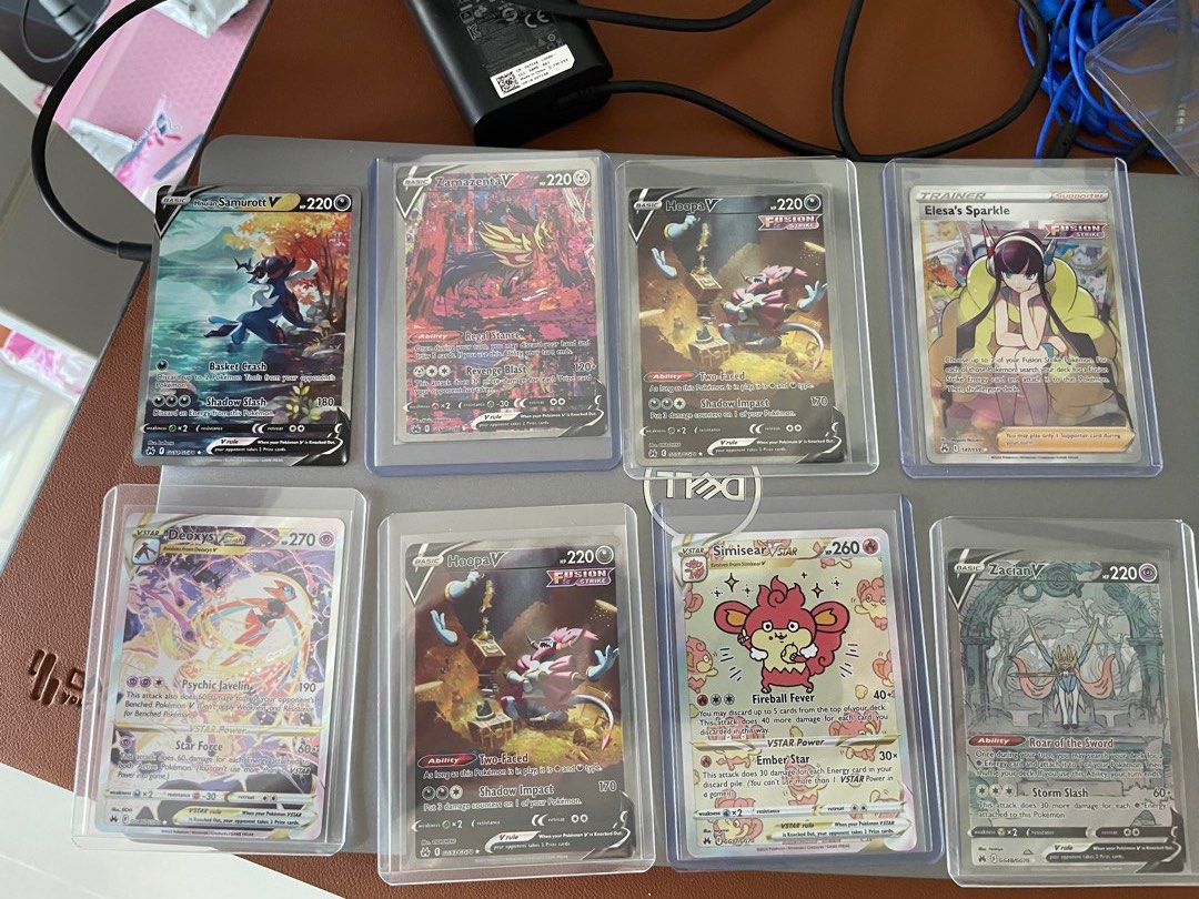 Hisuian Samurott V / Zamazenta V / Hoopa V/ Elesa's Sparkle / Deoxys ...