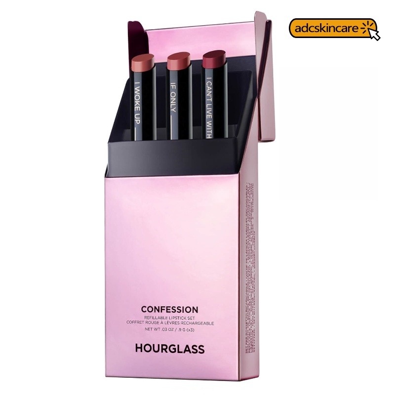 Hourglass Confession Refillable Lipstick Set 9g (x3), Beauty & Personal ...