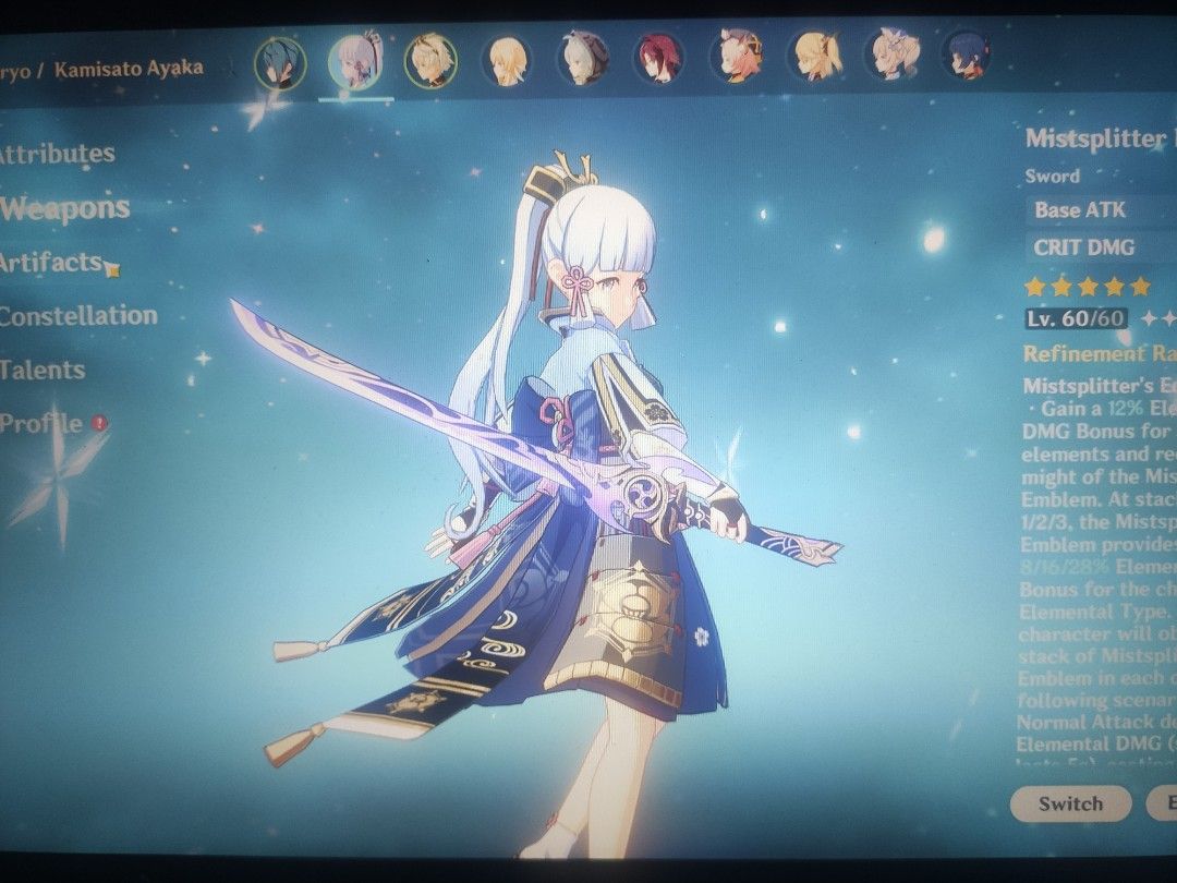 Hutao & Ayaka with Mistsplitter Reforged & Amos Bow, +18 more ...