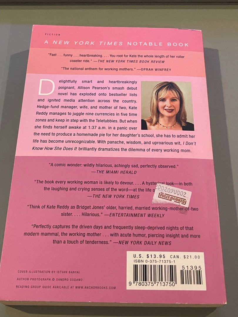 I don’t know How she does it - Allison Pearson, Hobbies & Toys, Books ...