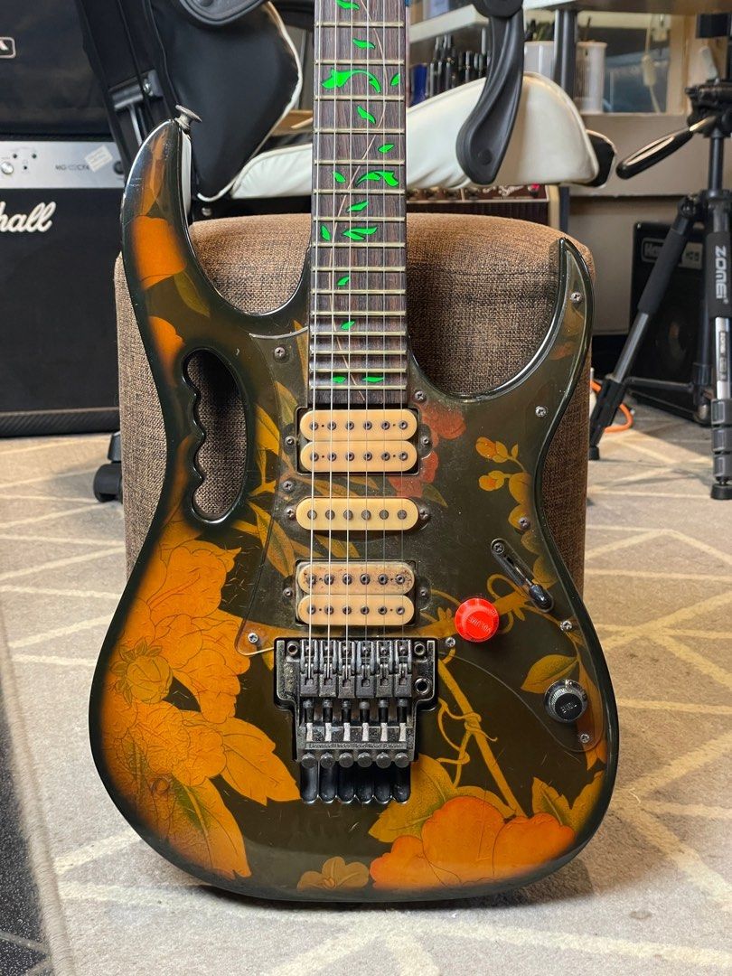 Ibanez jem flower patern 1 (1991), Hobbies & Toys, Music & Media ...