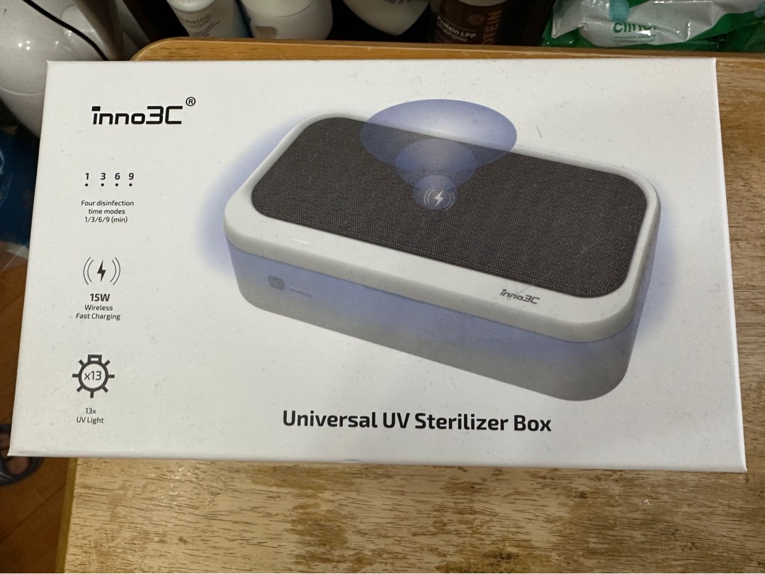 Inno 3C Universal UV sterilizer Box, 傢俬＆家居, 家居清潔及護理用品, 清潔工具 - Carousell