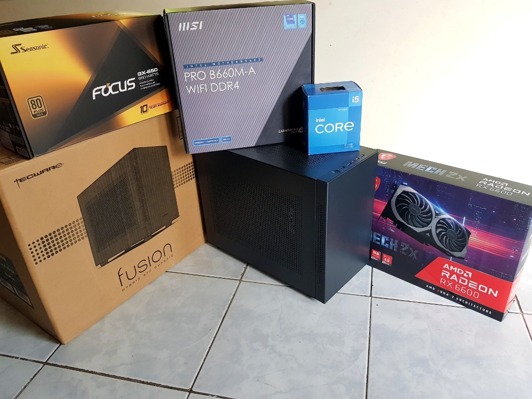 Intel 12th Gen Gaming Rig w/ Receipt & Store Warranty w/ 8 GB RX 6600 ...