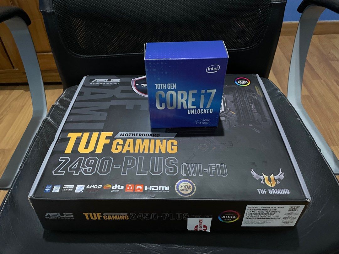 Intel Core i7-10700k CPU, Computers & Tech, Parts & Accessories ...