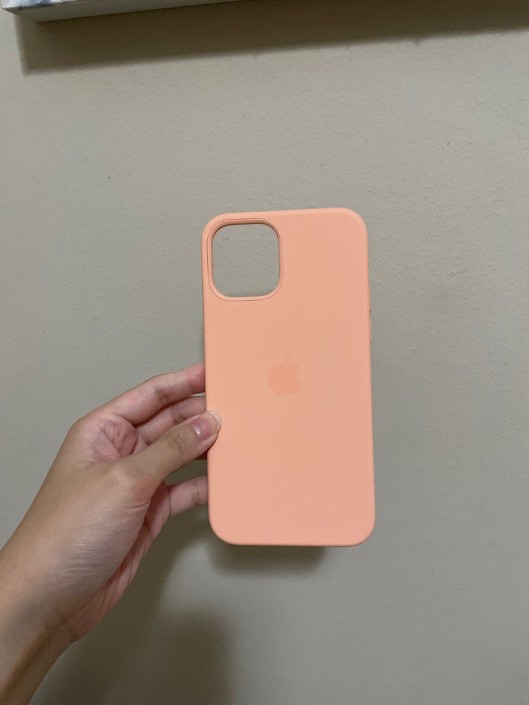 iphone 12 pro magsafe apricot apple silicon case, Mobile Phones ...
