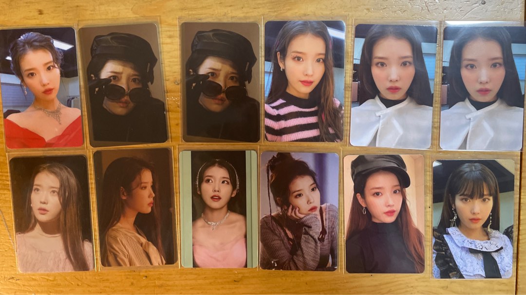 [全包]iu celebrity photocard 小卡, 興趣及遊戲, 收藏品及紀念品, 韓流 - Carousell