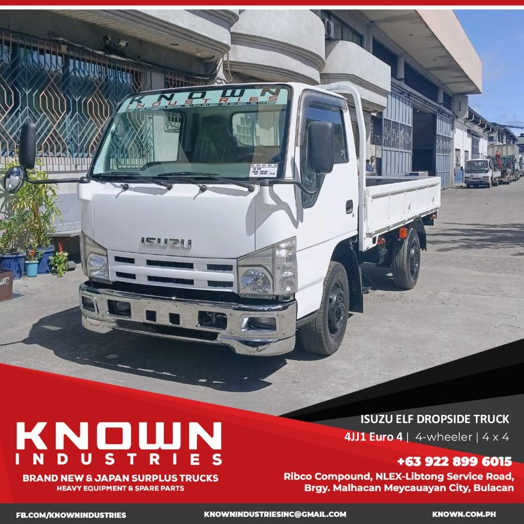 JAPAN SURPLUS ISUZU ELF DROPSIDE TRUCK - 4 X 4, Special Vehicles, Heavy ...