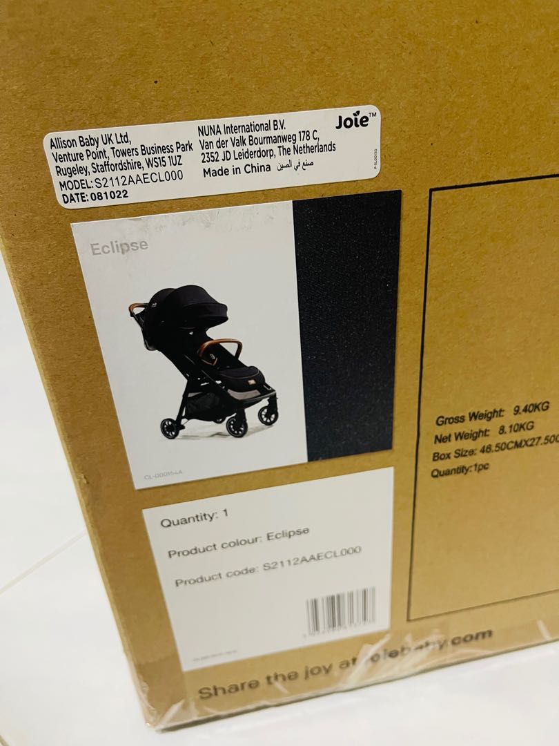 Joie Signature (Parcel Stroller ) with raincoat and bag, Babies & Kids ...