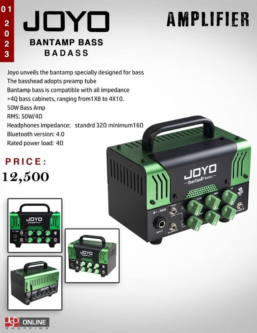 Joyo ( Bantamp Bass Badass ) Amplifier, Hobbies & Toys, Music & Media ...